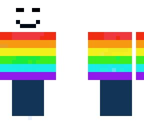 Rainbow skin von ArtiArthur | Minecraft Skin