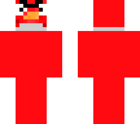red angry bird | Minecraft Skin