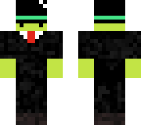 mr man [lime green] | Minecraft Skin