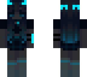 neon soul fire demon | Minecraft Skins