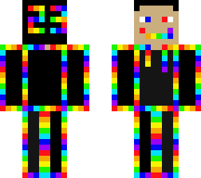 rainbow gamer | Minecraft Skins