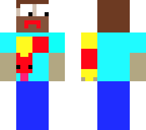 Scaredy with Snake | Minecraft Skin