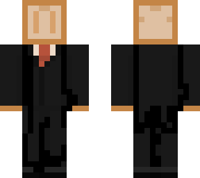 toasted bread in a suit | Minecraft Skin