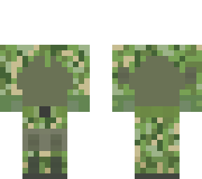 Crye G3 Uniform Mixpat Tropical | Minecraft Skin