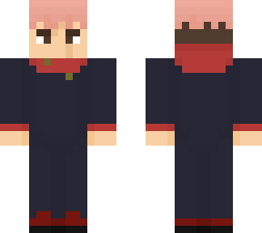 Itadori Yuji (w scars) | Minecraft Skin