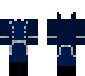 Javert uniform template | Minecraft Skin