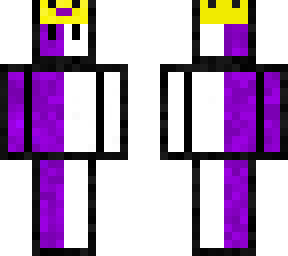 sample cube with crown | Minecraft Skin