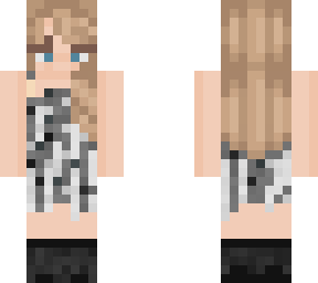 Taylor Swift - Fearless Tour Silver Spangled Dress | Minecraft Skin