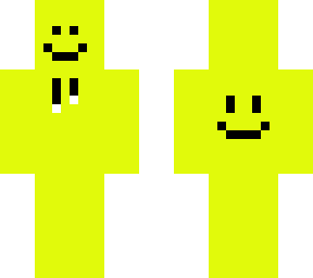 Yellow Smily Face | Minecraft Skin