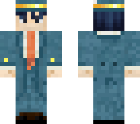 Hiraku Machio janitor outfit | Minecraft Skin