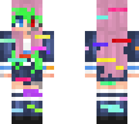 LDShadowLady (Lizzie) Glitch Skin | Minecraft Skin