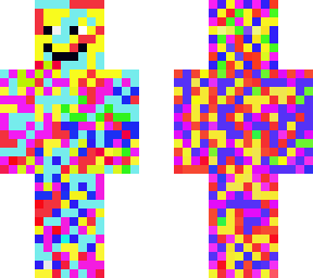 Rainbow Pixel Skin | Minecraft Skin