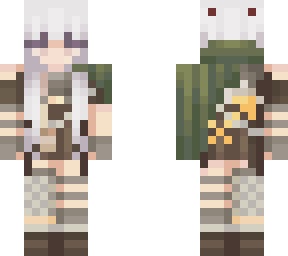 white haired elf | Minecraft Skins