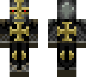 Golden Great Helm Knight (Evil) | Minecraft Skin
