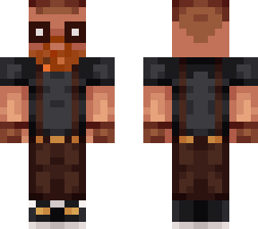 Red beard glasses lumberjack | Minecraft Skin