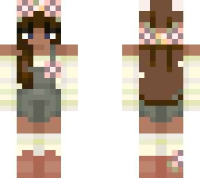 Flower Girl Minecraft Skin