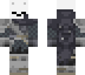 Frozen King: Wolf mask | Minecraft Skin