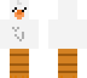 goose goose duck white | Minecraft Skin