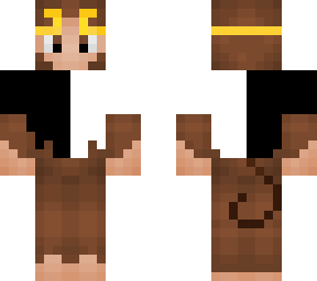 Mono poto achochito diadema | Minecraft Skin
