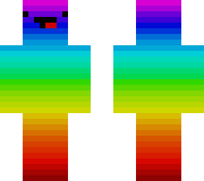 Rainbow Noob | Minecraft Skin