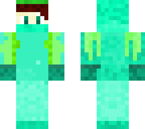 teal streaker | Minecraft Skin