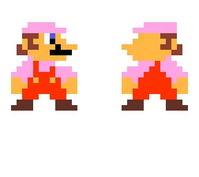 8 Bit Bubble Mario(Super Mario Bros Wonder) | Minecraft Skin