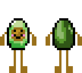 avocado with drip | Minecraft Skin