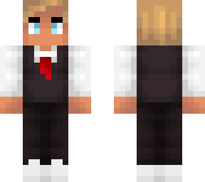 Blonde Valet Boy | Minecraft Skin