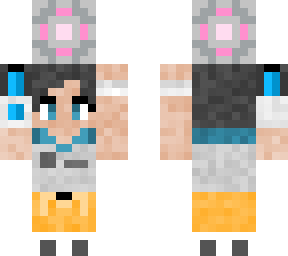 Chell Companion Cube | Minecraft Skin