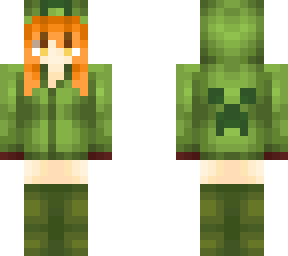 Minecraft Creeper Girl Skins