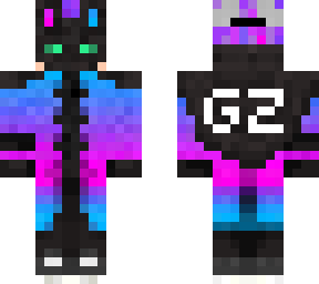 Rgb Necro Rat mask | Minecraft Skin