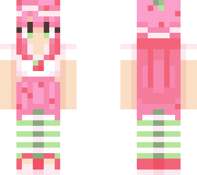 strawberry girl | Minecraft Skins