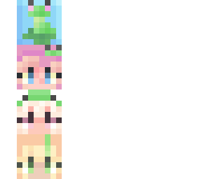 the little green frog - Pfp CE | Minecraft Skin