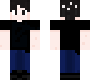 black t-shirt | Minecraft Skin
