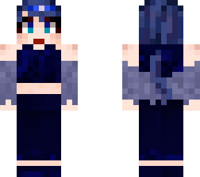 blue girl | Minecraft Skin