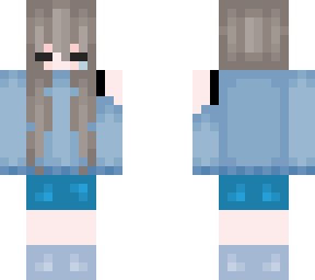 Blue Girl | Minecraft Skin