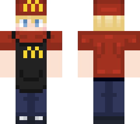 Chico rubio McDonals | Minecraft Skin