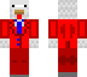 Imagine Dragons Chicken in a suit | Minecraft Skin