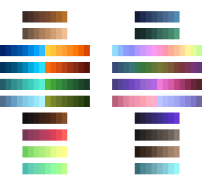 Just Colors On A Pallet v3 | Minecraft Skin