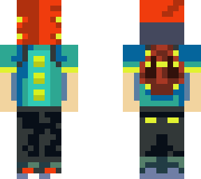 Red from Bomb Rush Cyberfunk | Minecraft Skin
