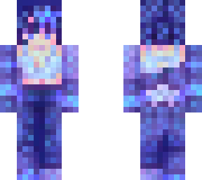 blue spider lily | Minecraft Skin