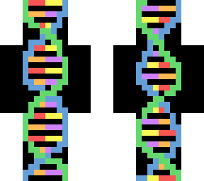 DNA - double hex | Minecraft Skin