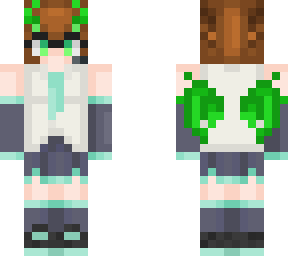 JuanaFlippa QSMP by shIO03 pero haciendo cosplay de Hatsune Miku | Minecraft Skin