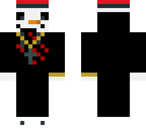 snowman drip | Minecraft Skin