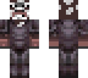 Netherite cow glider | Minecraft Skin