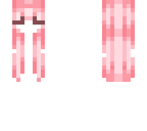 Salmon Pink Hair Base | Minecraft Skin