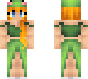 frog girl | Minecraft Skins