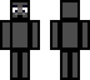Outlined Gray Guy | Minecraft Skin