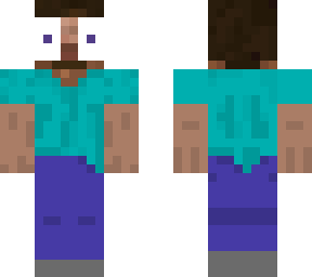 Scared + Shocked Steve | Minecraft Skin
