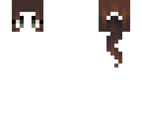 Female HB - Brunette Ponytail | Minecraft Skin